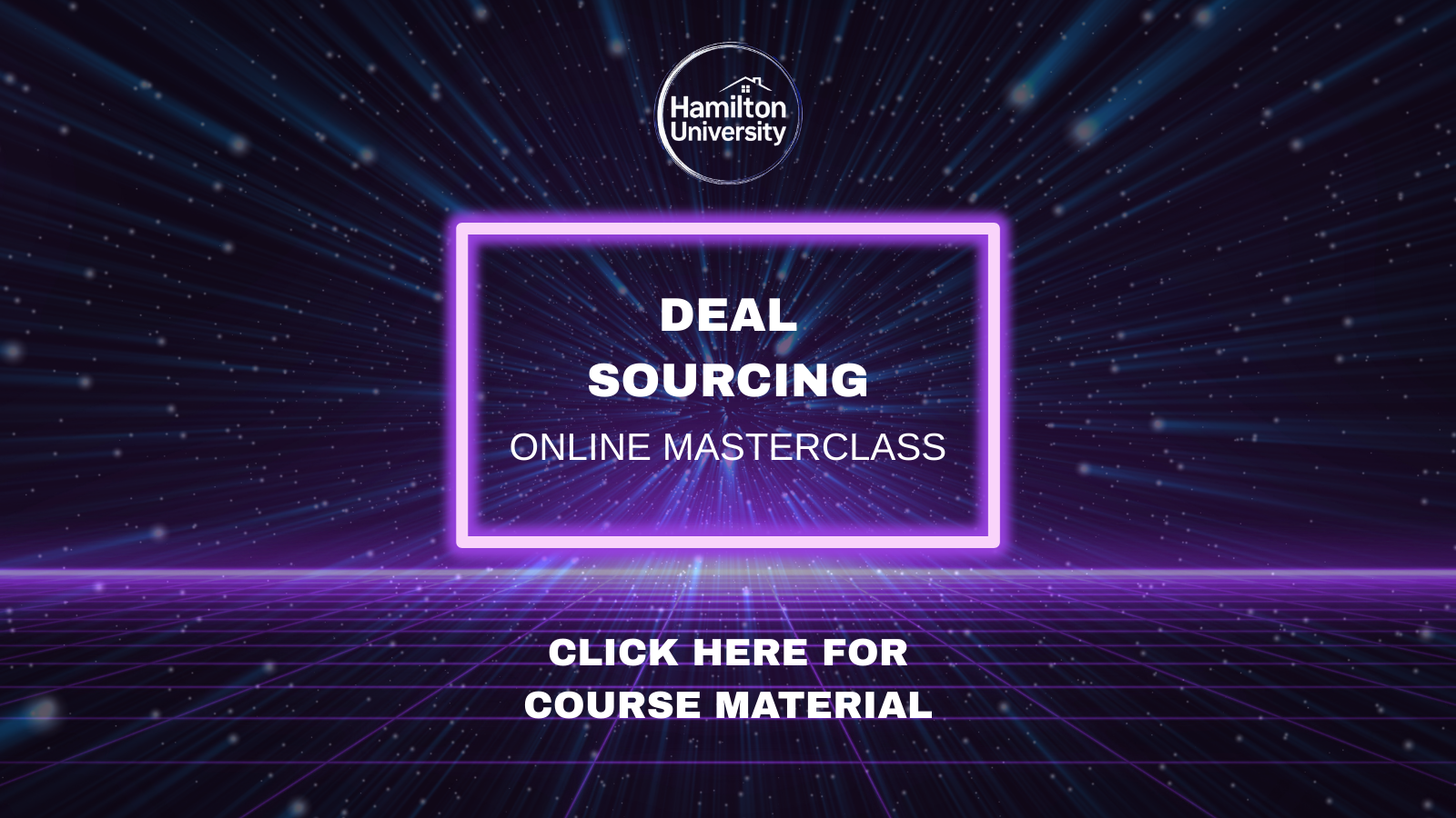Deal Sourcing Online Training Course